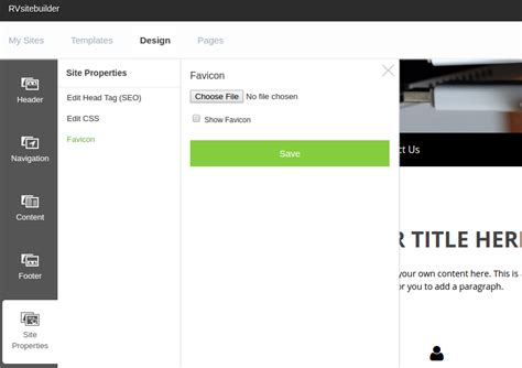 create a website with rvsitebuilder 6 rvglobalsoft