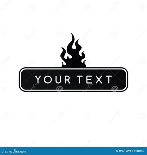 Fire Button Icon Web Template Stock Vector Illustration Of Icon Button