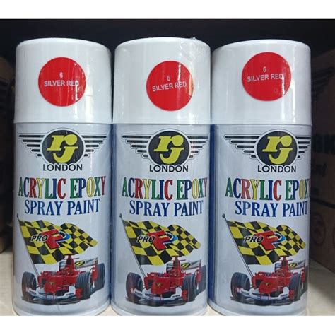 Jual Cat Semprot Pilok Pilox Cat Semprot Rj London Rj 150cc Silver Red