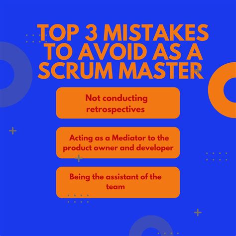 Top 3 Mistakes To Avoid As A Scrum Master Stepwisecareers