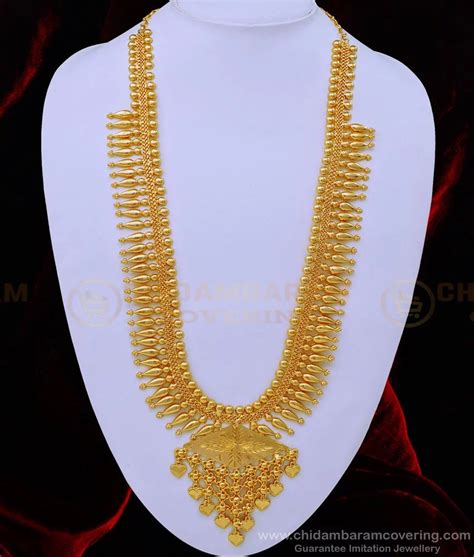 Buy Kerala Jewellery Bridal Wear Latest Mullapoo Malai Gold Haram