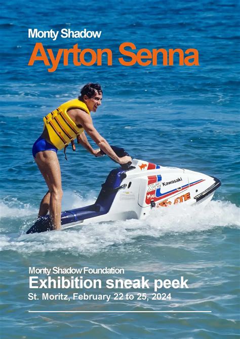 Monty Shadow Foundation St Moritz The Legendary Ayrton Senna On Monty Shadows Pictures