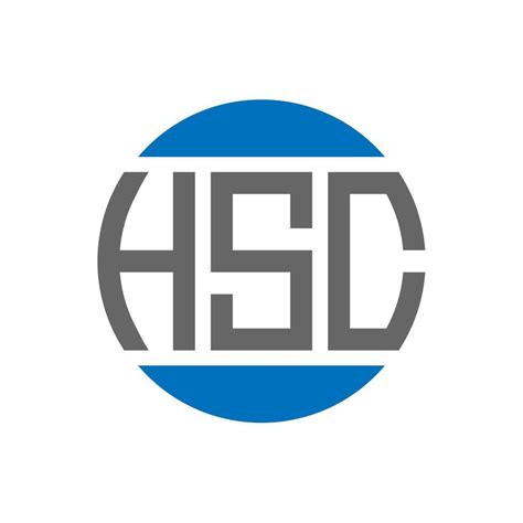 Hsc Letter Logo Design On White Background Hsc Creative Initials