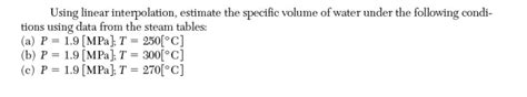 [solved] Using Linear Interpolation Estimate The Solutioninn