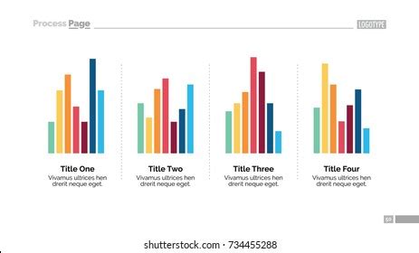 Bar Charts Slide Stock Vector Royalty Free 734455288 Shutterstock