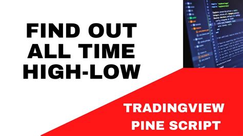 trading view pine script 🪭 all time high low 🪭 youtube