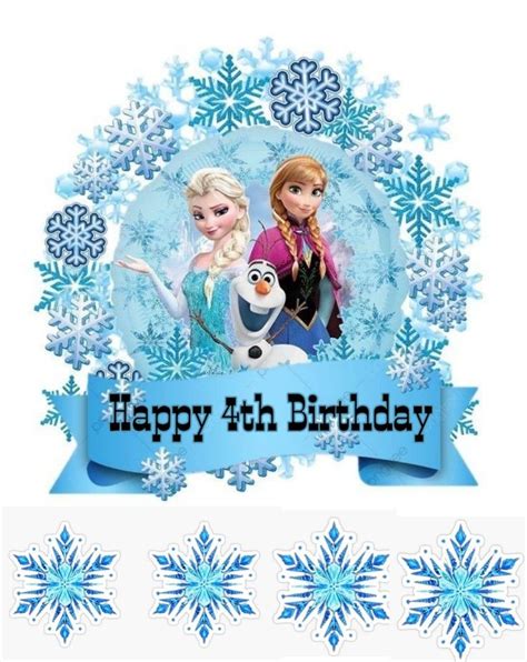 Frozen 2 Cake Topper Instant Download Frozen Frozen 2 Instant Download