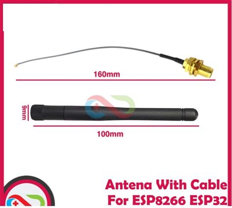 Jual Antena External Esp32 Esp8266 Lebih Jauh Dan Kabel Kota Depok Industrial Iot Tokopedia