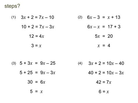 Median Don Steward Mathematics Teaching Equations With The As Yet Unknown On Both Sides