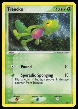 Treecko Pokédex Card List Coded Yellow Treecko Pokédex Card List Coded Yellow