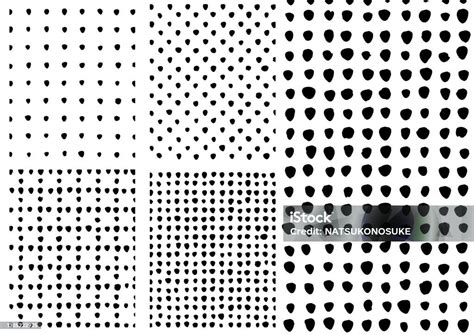 Vektör Malzeme Seti Polka Dots Su Damlacıkları Yağmur Damlası Parçacık