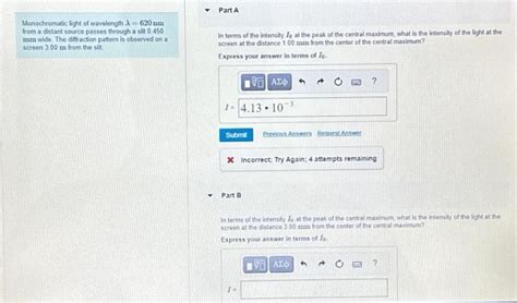 Solved Monochromatic Light Of Wavelength λ 620 Nm From A