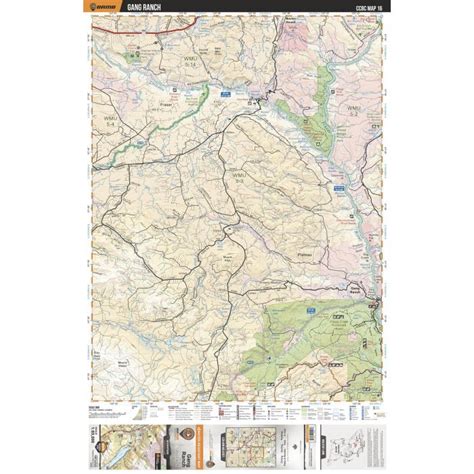 Ccbc16 Gang Ranch Cariboo Chilcotin Coast Bc Topo Stanfords