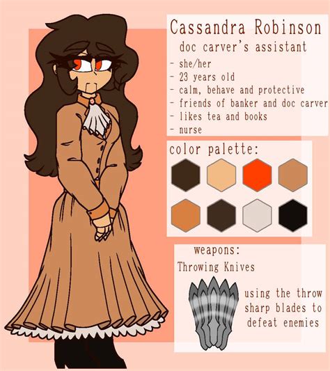 Cassandra Robinson Ref Sheet Showdown Bandit Oc By Kittycatczafhaye On Deviantart