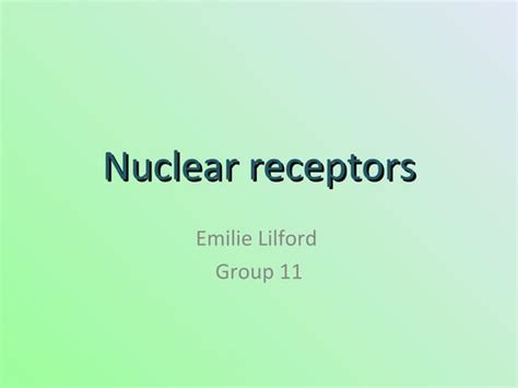 Nuclear Envelope Ppt