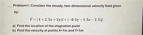 solved problem1 consider the steady two dimensional