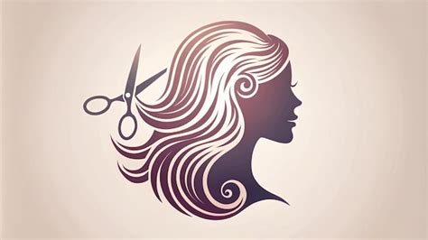A Drawing Of A Woman With Scissors And A Pair Of Scissors Premium AI Generated Image