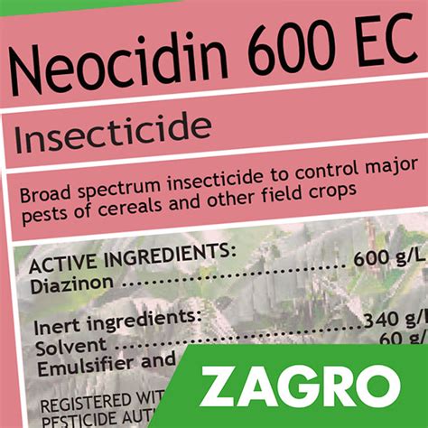 Neocidin 600 Ec Zagro Corporation