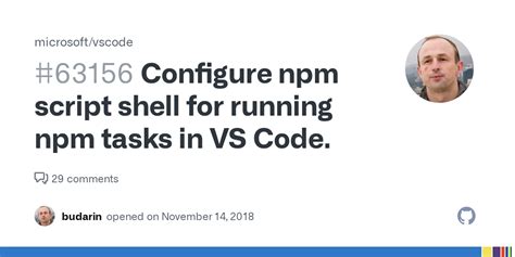 Configure Npm Script Shell For Running Npm Tasks In Vs Code · Issue