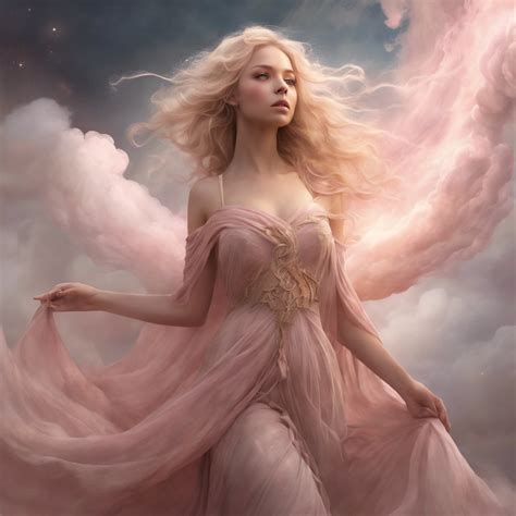 Cloud Nymph Female Blonde Hair Light Fanart