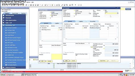 Sap Business One Tutorial Jujacomplete