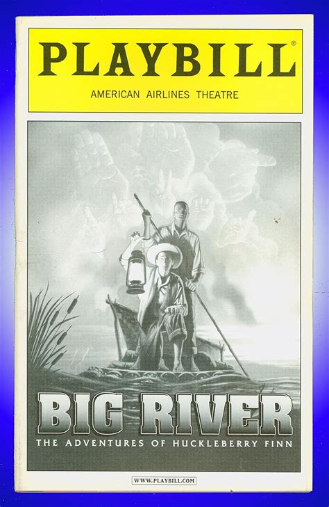 Big River Broadway Playbill Daniel H Jenkins Michael Arden Scott Barnhardt At Amazons