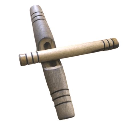 A Traditional Set Of Cuban Claves From Havana R Afrocuban