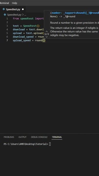 How To Make A Speedtest In Python Python Youtube