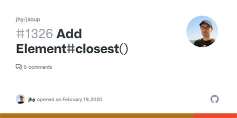 Add Element Closest Issue 1326 Jhy Jsoup GitHub