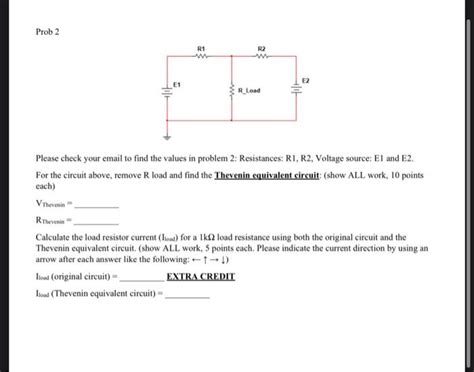 Solved The Values For The Circuit Is Attached Show All You Chegg Com