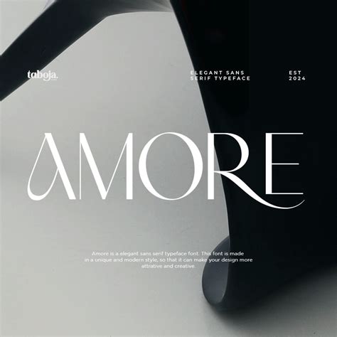 Amore Sans Serif Font Elegant Typography For Procreate And Logos Etsy