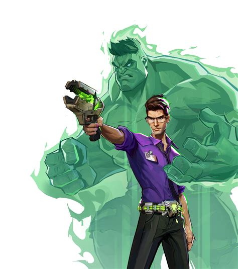 Hulk And Bruce Banner Marvel Rivals Png By Joaolucasvingaprimos On