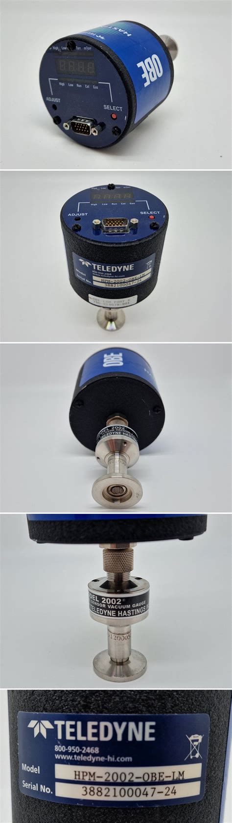 Pq3097 Vacuum Gauge Sensor Teledyne Hpm 2002 Obe Lm Sensor 2002