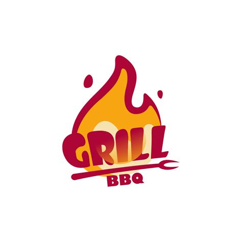 Grill Bbq Logo Design Template Illustration 10629932 Vector Art At Vecteezy
