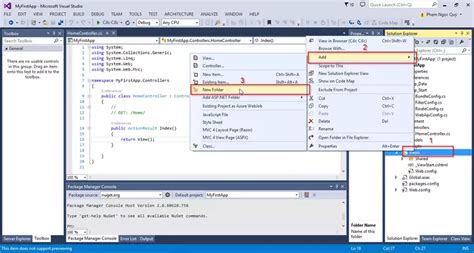 ASP NET MVC Phần Tạo ứng dụng ASP NET MVC đầu tiên
