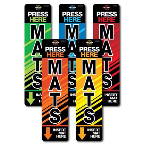 Mat Clamp Decal CarwashStickers