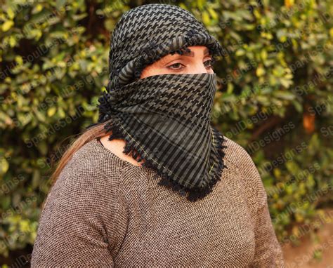 Keffiyeh Palestine Shemagh Scarf Arafat Hatta Arab Style Shemagh