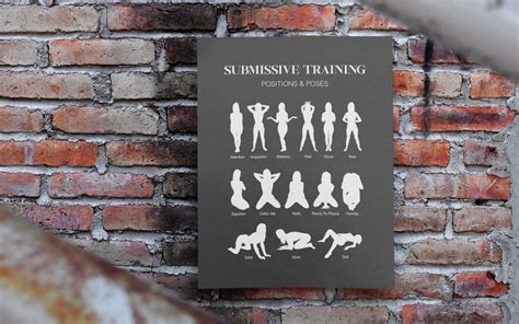 Submissive Training Positions And Poses Digital Pdf Art File For