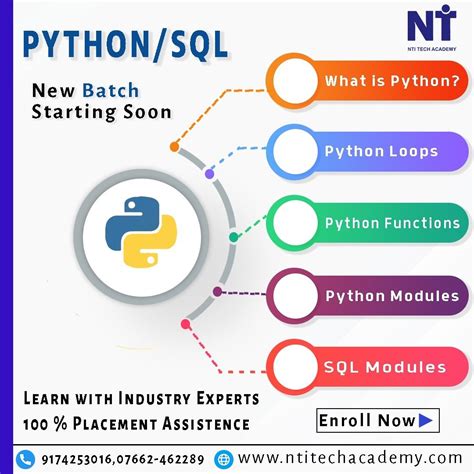 Learn Python Sql At Nti Tech Academy Prachi Mishra Posted On The Topic Linkedin
