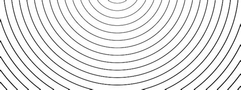 물 표면의 음파 조사 또는 원형 진동 원형 쿼터 서클 라인 스트라이프 배경입니다 추상 방사형 패턴입니다 직사각형 흑백 배경 벡터 일러스트 레이 션 검은색에 대한 스톡 벡터