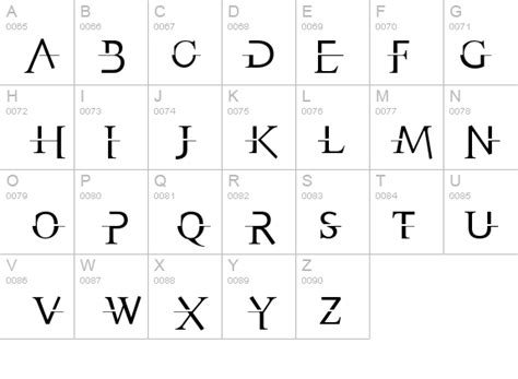 Appendix Font