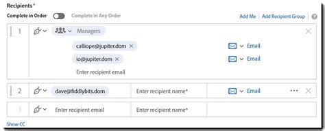 Require Recipient Name When Configuring An Agreement