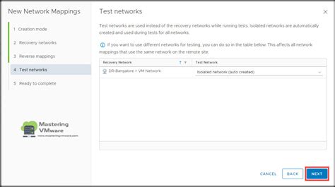 Configure Network Mappings In SRM Mastering VMware