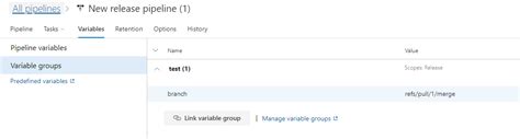 Azure Devops Create Release From Pipeline With Tag But No Branch Stack Overflow