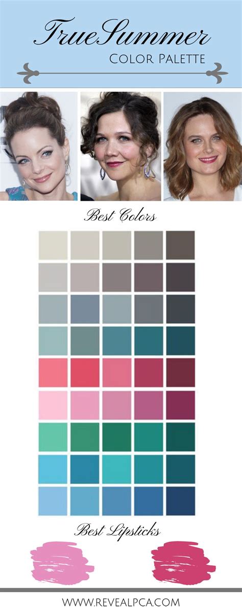 Light Summer Color Palette Soft Summer Color Palette Soft Summer