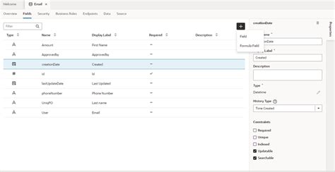 how to trigger email in visual builder cloud service
