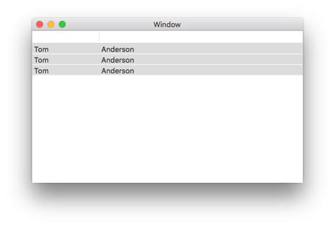 Swift Nstableview Showing Last Object In Every Row Stack Overflow