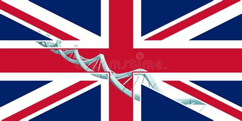 Creative Abstract Flag Of Great Britain Uk United Kingdom And Dna Creative Abstract Flag Of Great Britain Uk United Kingdom And Dna