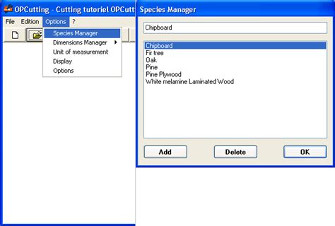 Description Creation Of A Complex Cutting Plan