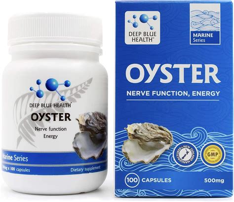 New Zealand Oyster Extract Powder 500mg X 100 Capsules